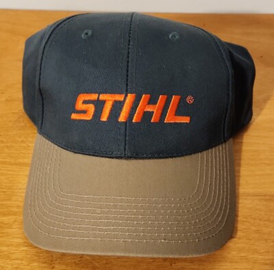 New Green Stihl Adjustable Hat Cap w/ tags Orange Letters hook+loop ...