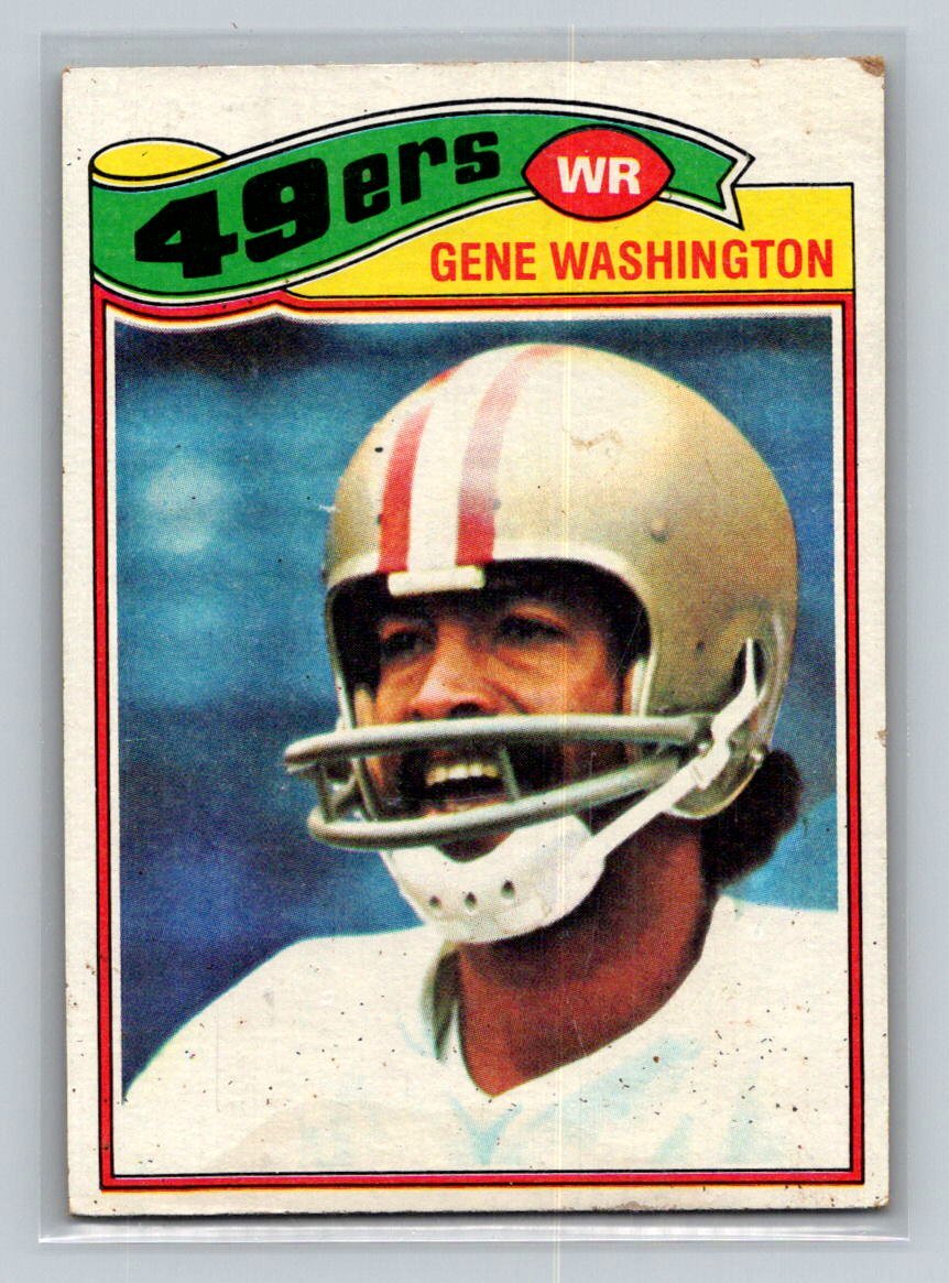 1977 Topps #156 Gene Washington San Francisco 49ers Football Card | eBay