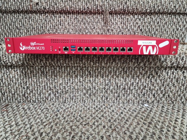 WATCHGUARD M270 TL2AE8 Firebox 8-port SECURITY APPLIANCE for sale ...