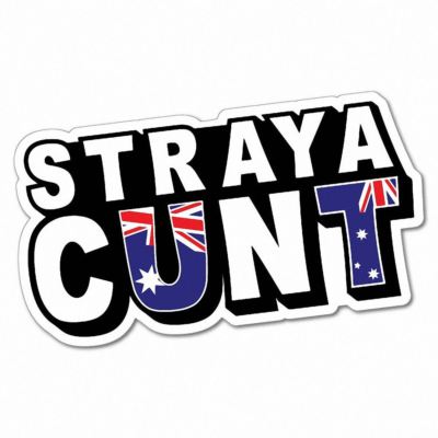 Straya Cnt Sticker Aussie Car Flag 4x4 Funny Ute | eBay