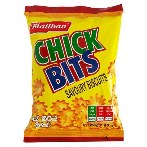 Maliban Savoury Chick Bits Ceylon Pure,High Quality,Best Tasty 80g Free ...