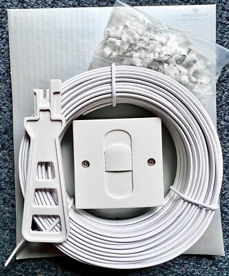 15M BT Telephone Master Outdoor External Line Extend Extension Cable ...