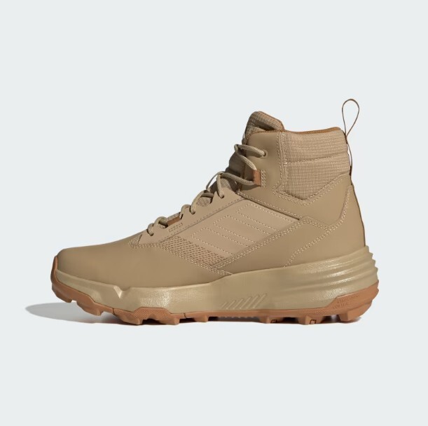 Adidas TERREX Unity Leather Mid RAIN.RDY Hiking Shoes Beige / Tint ...