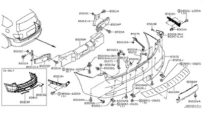 New Genuine Infiniti QX60 Rear Bumper Protector Step Plate OE ...