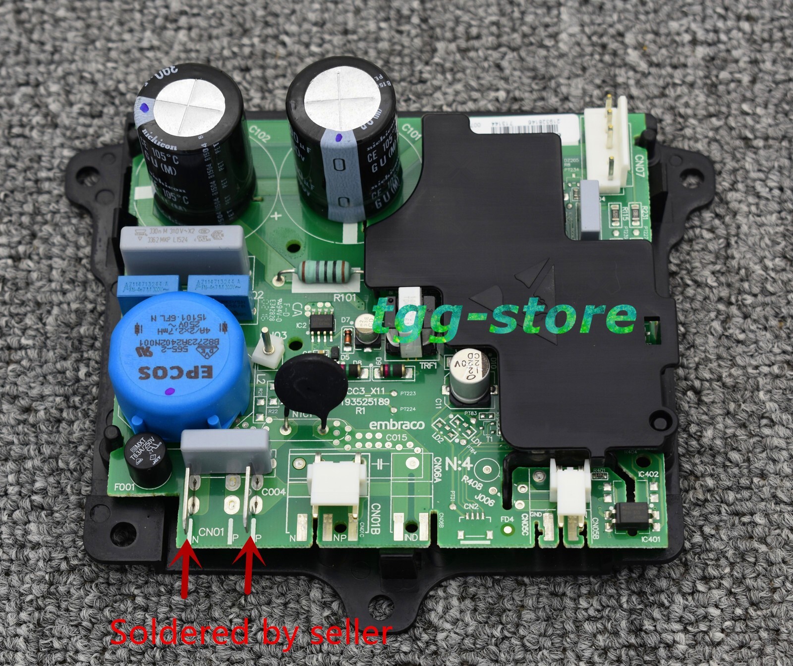 Embraco VCC3 1156 Inverter Board 115V Output 3.3A Replace WR49X10283 ...