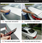 46.85in Rubber Rear Trunk Universal Spoiler Wing Fit For dodge Viper ...
