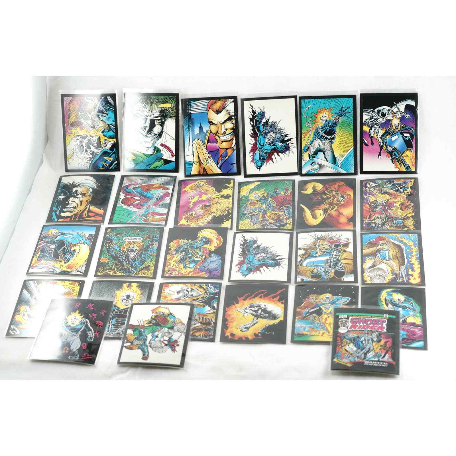 Marvel Ghost Rider 1992 Collectible Trading Cards Lot, 27 Ghost Rider ...