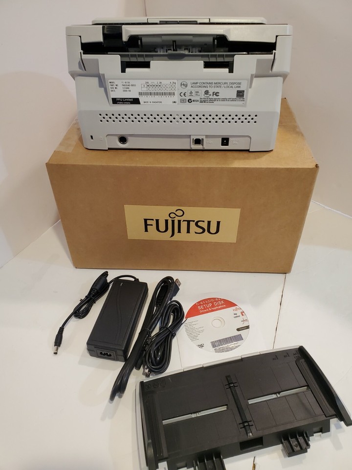(2200 SOLD)Full Package in Box Fujitsu fi-6130 Scanner (AC Adapter+USB ...