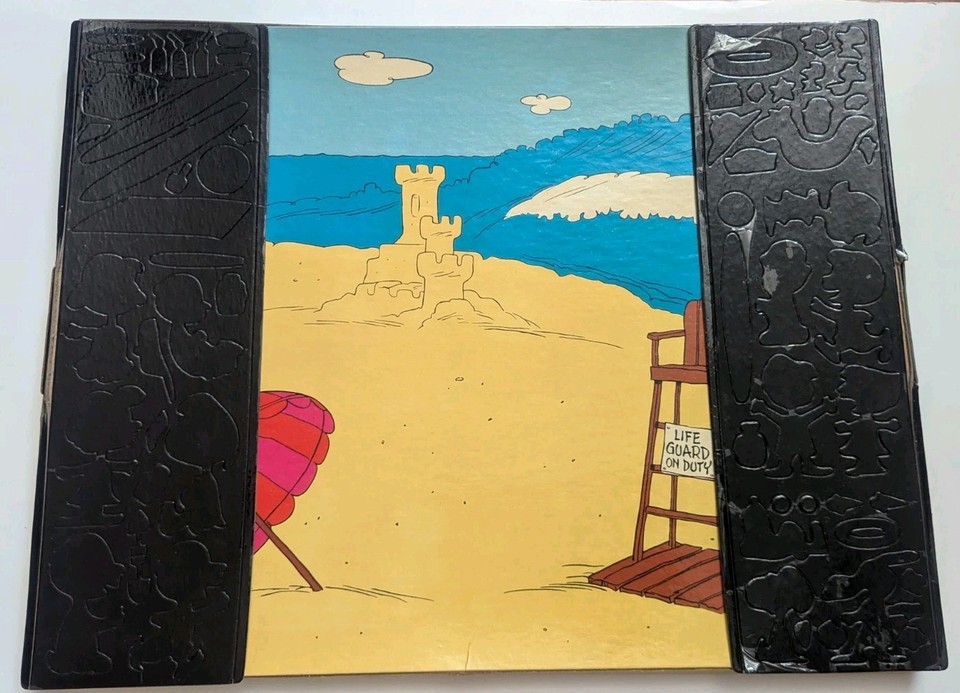 Vintage 1972 Let's Go To The Beach Snoopy Colorforms Set Peanuts ...