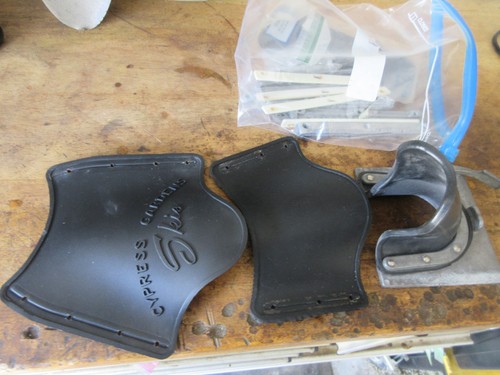 CYPRESS GARDENS BLACK GOOD TAKE OFF WOOD SLALOM WATER SKI BINDINGS ...