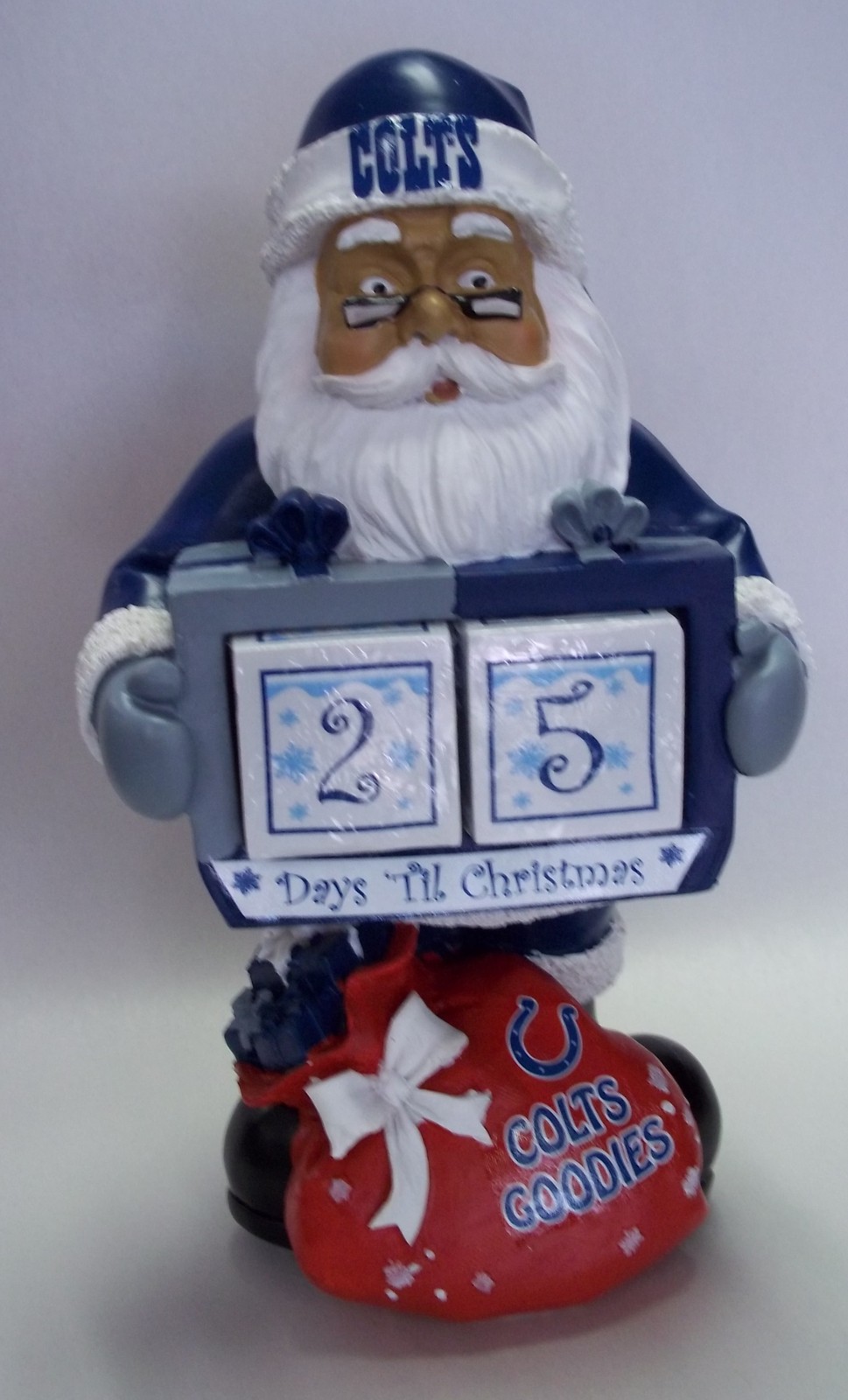 Indianapolis Colts Holiday Santa Countdown Calendar | eBay