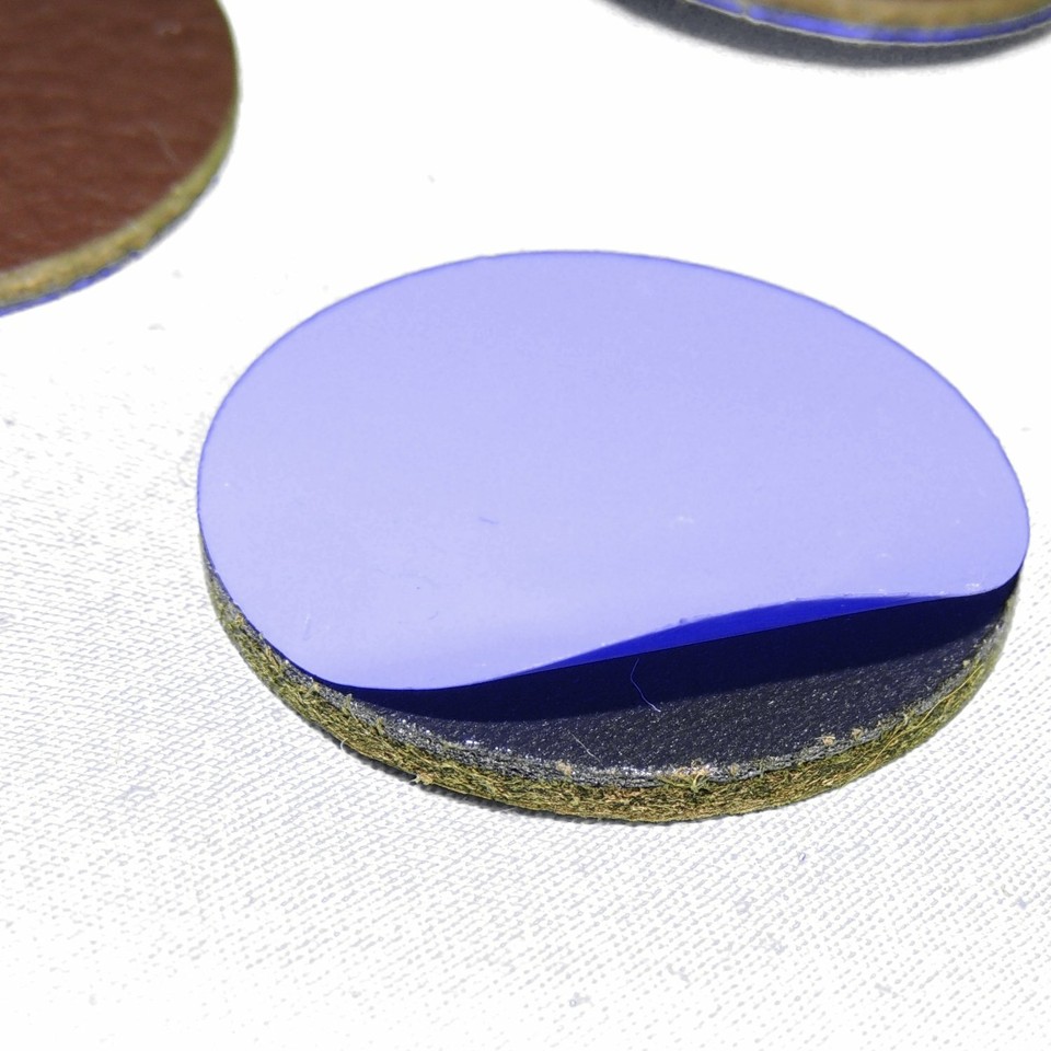 1-3/8" Adhesive Leather Discs 18 PC set Circles Furniture Pads Bumper ...