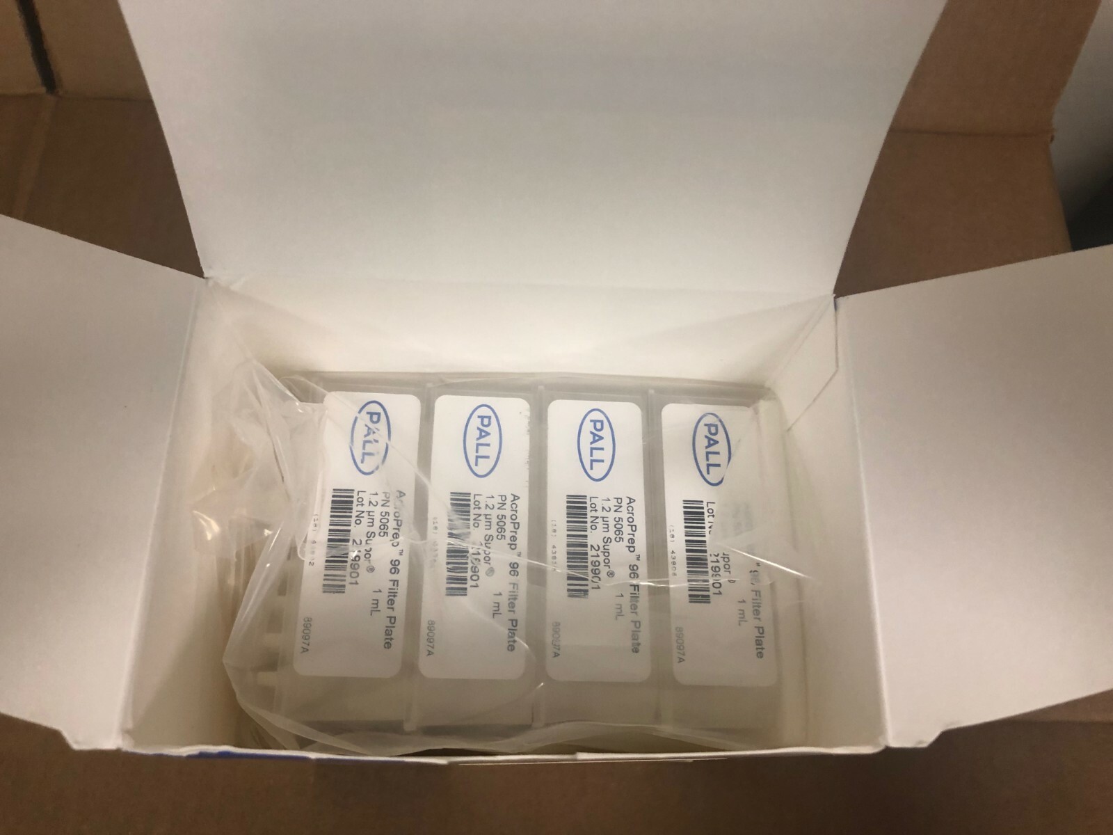 Pall 5065 Life Sciences Acro Prep 96 Filter Plate 1.2um Supor 1mL well ...