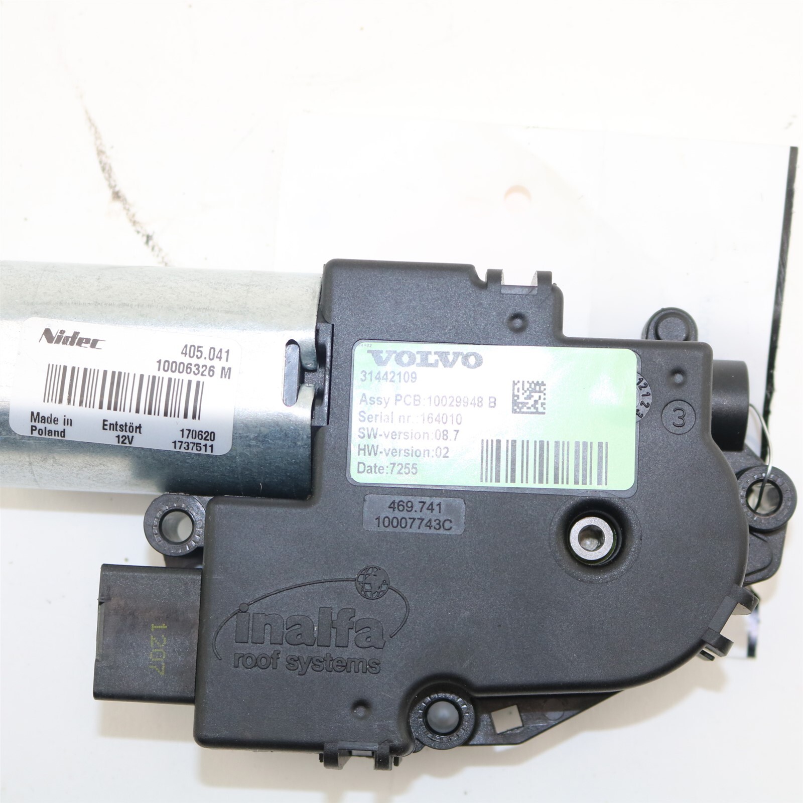 Volvo OEM Moon Roof / Sun Roof Motor 31442109 fits XC60 2009-2017 | eBay
