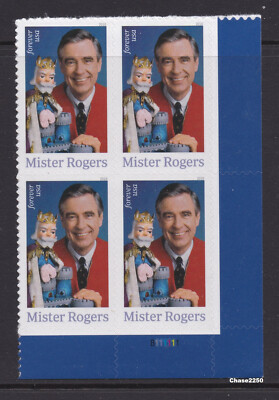 Scott #5275 Mister Rogers (Plate Block of 4) 2017 Mint NH | eBay