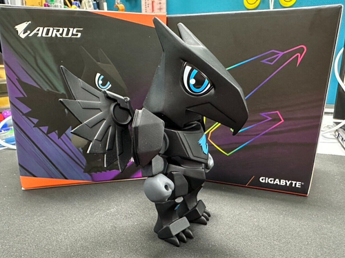 AORUS CHIBI Figurine Black / Robot model action figure / 9 into 9 new ...
