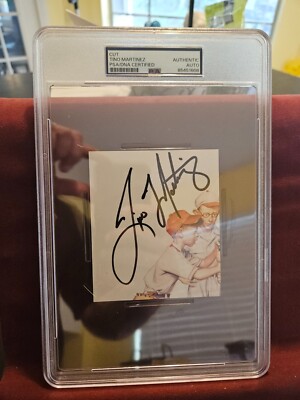 TINO MARTINEZ HAND SIGNED CUT SIGNATURE AUTOGRAPH AUTO PSA | eBay