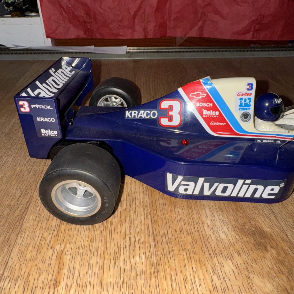 Turbo Vintage Tyco Indy RC Car Formula 3 9.6v Remote Control Valvine ...