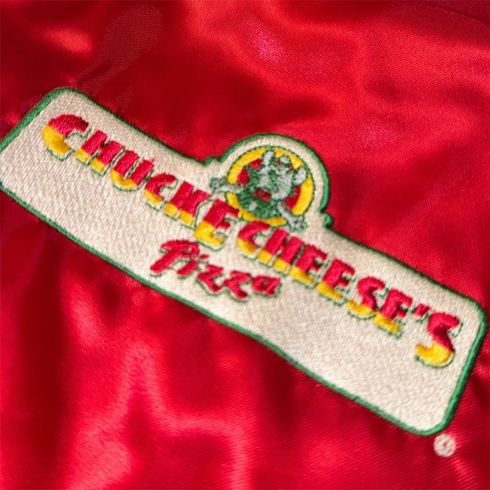 EXTREMELY RARE: Chuck E. Cheese's Employee Varsity Jacket | RED - HTF 🌟 ...