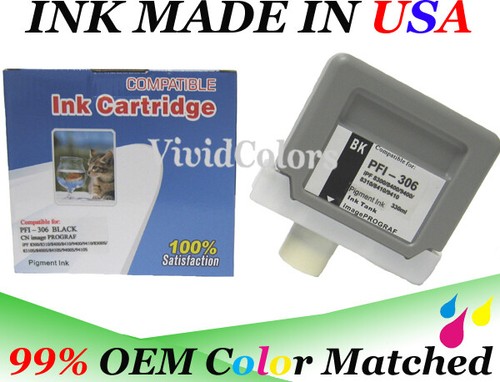 Replacement Pigment PFI-306 Black ink tank for Canon 9400S | eBay