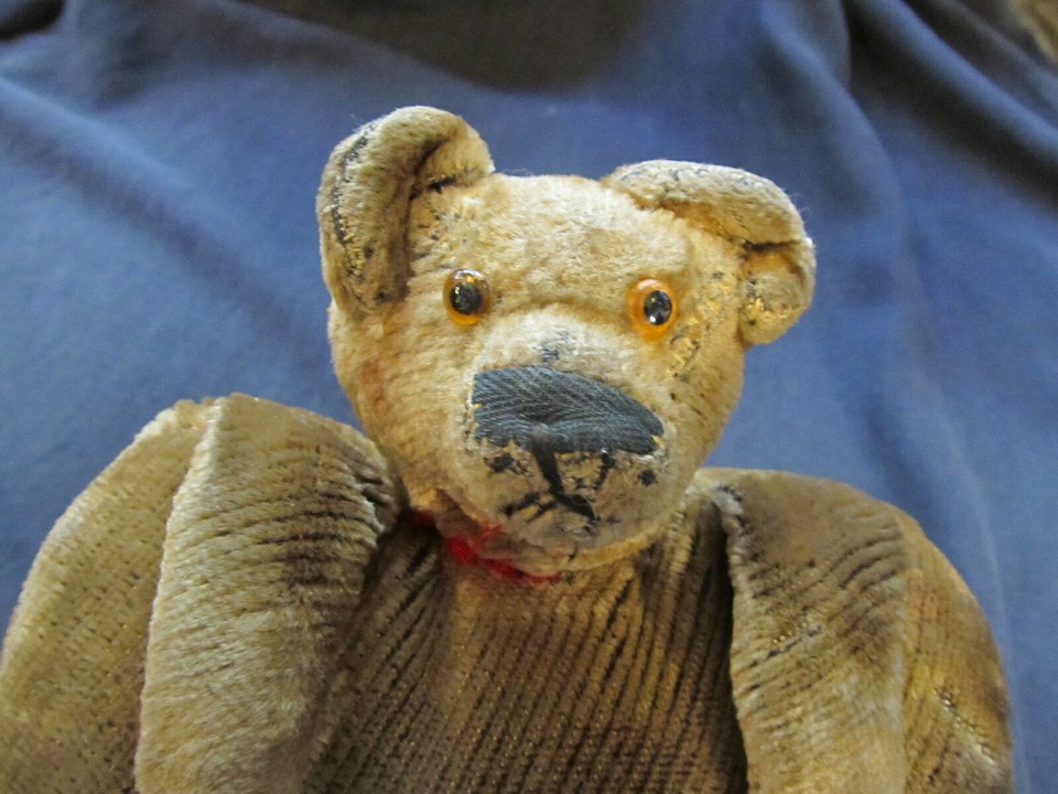 Antique Childs Teddy Bear Hand Muff 11" Tall | eBay