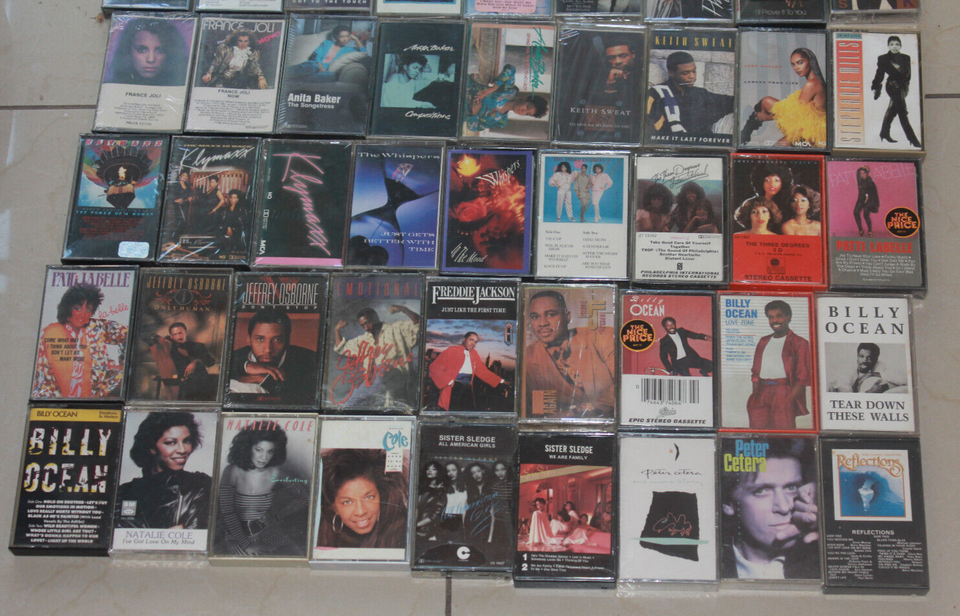 Lot 65 Cassette Tapes Hip Hop, Rap, R&B, Soul, Funk, Soundtracks ‘90s ...