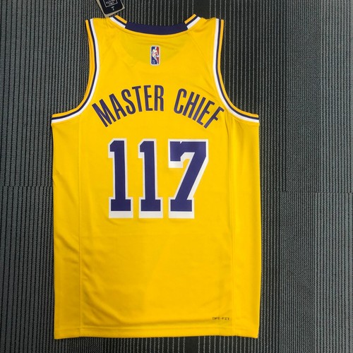Master #117 Chief Yellow Purp Home Jersey Mens | eBay