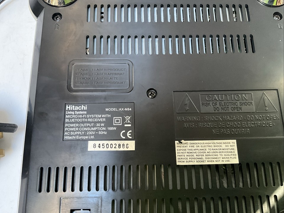 Hitachi Ax-M84 DVD Mini System & Power Amplifier | eBay UK