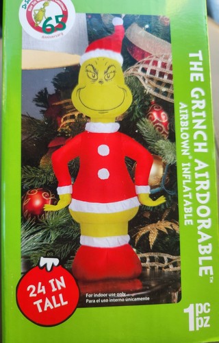 The Grinch Airdorable 24-Inch Christmas Airblown Indoor Tabletop ...
