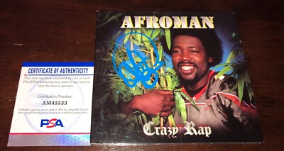 Afroman Crazy Rap Colt 45 Because I Got High Signed Autographed CD ...