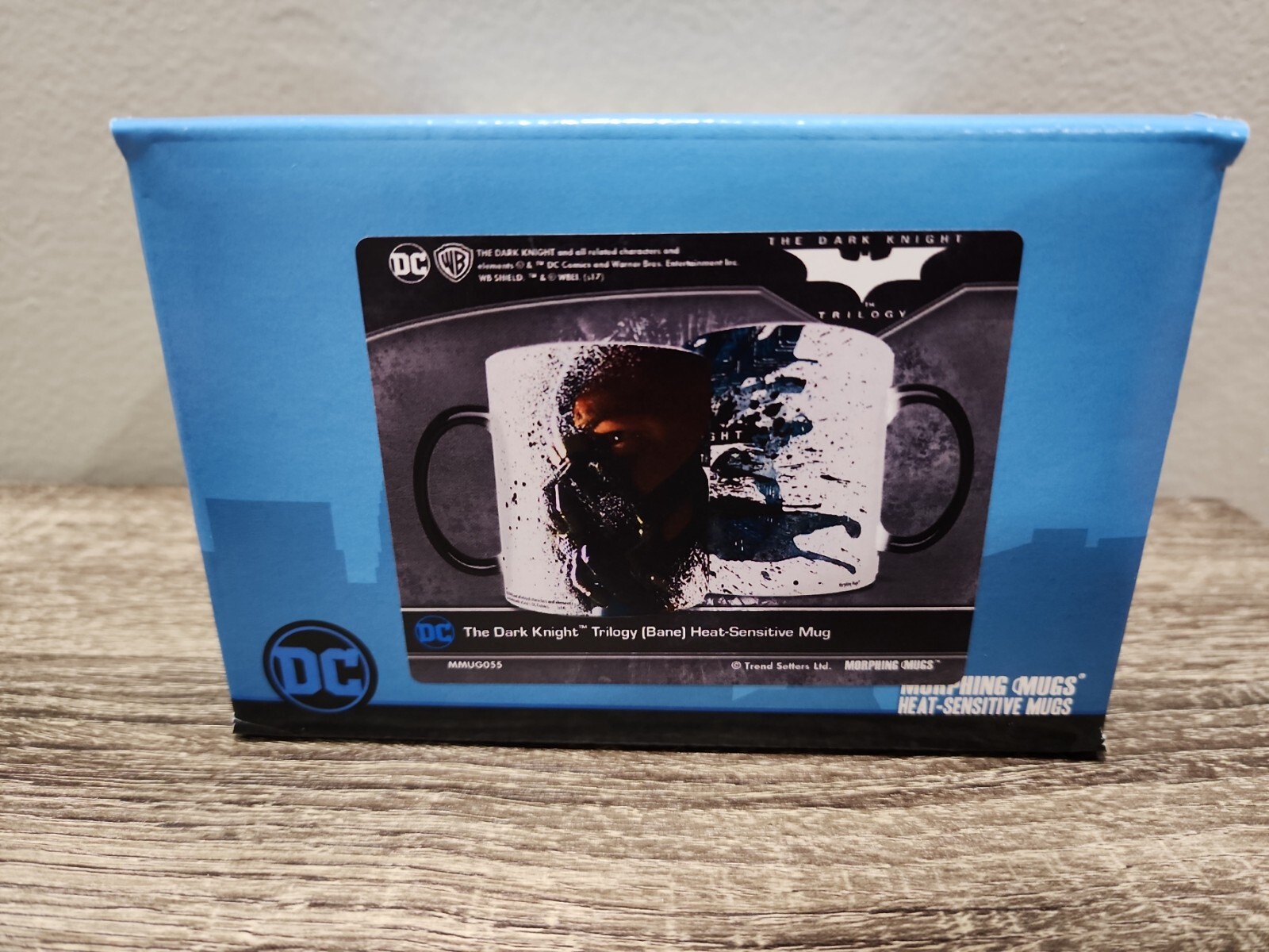 BATMAN THE DARK KNIGHT TRILOGY BANE COLLECTORS MUG 11 OZ CUP HEAT ...