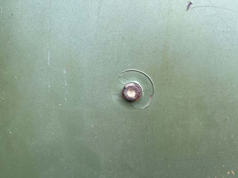 1970 CUDA OEM TRUNK DECK BOOT LID WITH OEM LUGGAGE RACK HOLES RIVNUTS ...