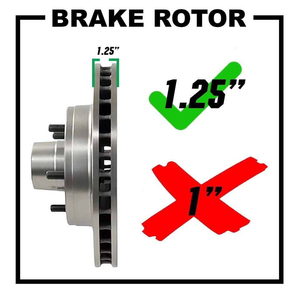1973-87 C10 Chevy Truck Disc Brake Wheel Kit Overhaul, D/S Rotors, Red ...