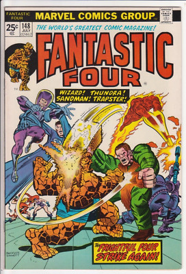 Fantastic Four #148, Marvel Comics 1974 VF- 7.5 The Frightful Four | eBay