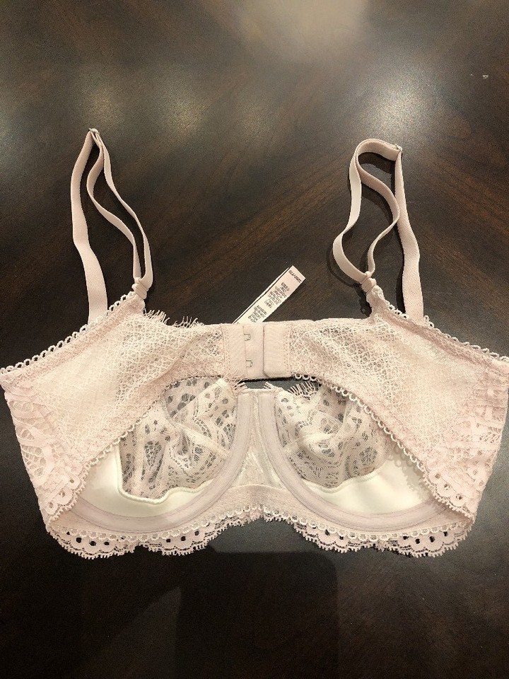 Victoria's Secret Underwire Bra Lace, SZ 32DD RN 54867 PINK BNWOTS | eBay