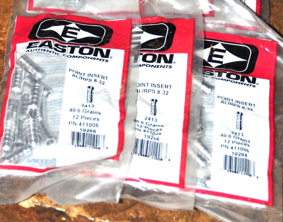 6 packs Easton Components Point Insert 2314 AL/RPS 8-32 40.6gr | eBay