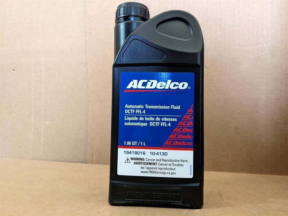 4 Quarts 19418016 AC Delco Automatic Transmission Fluid Oil DCTF FFL-4 ...