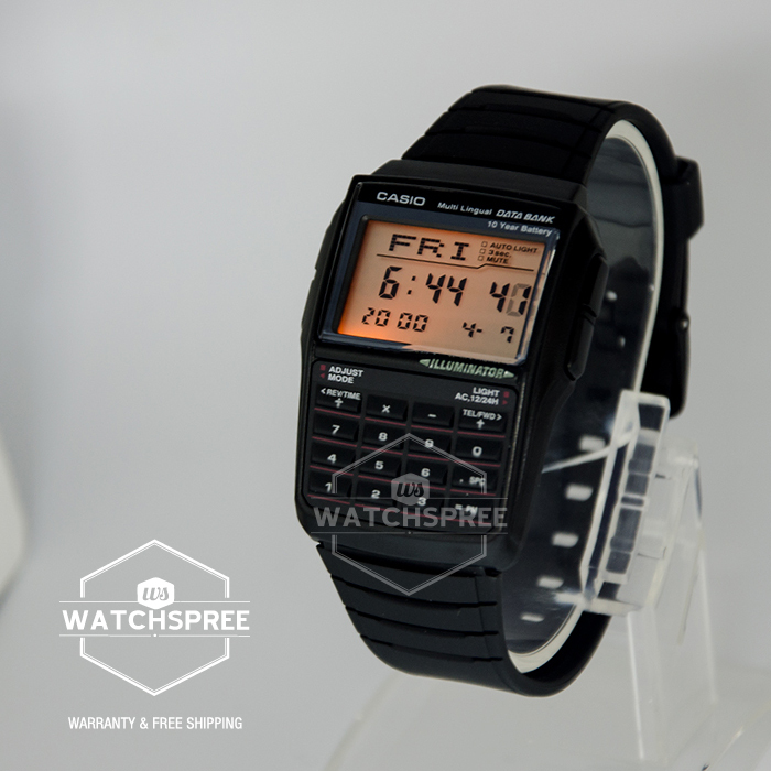Casio Multi-Lingual Data Bank Watch DBC32-1A | eBay
