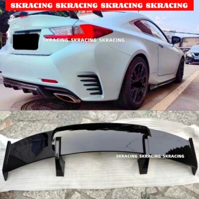 For Lexus RC200t RC300 RC350 F-Sport Glossy Black Rear Trunk Spoiler ...