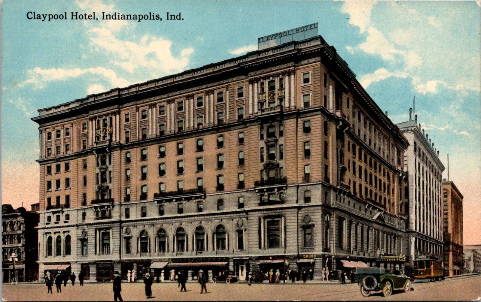 Claypool Hotel Indianapolis Indiana Postcard | eBay