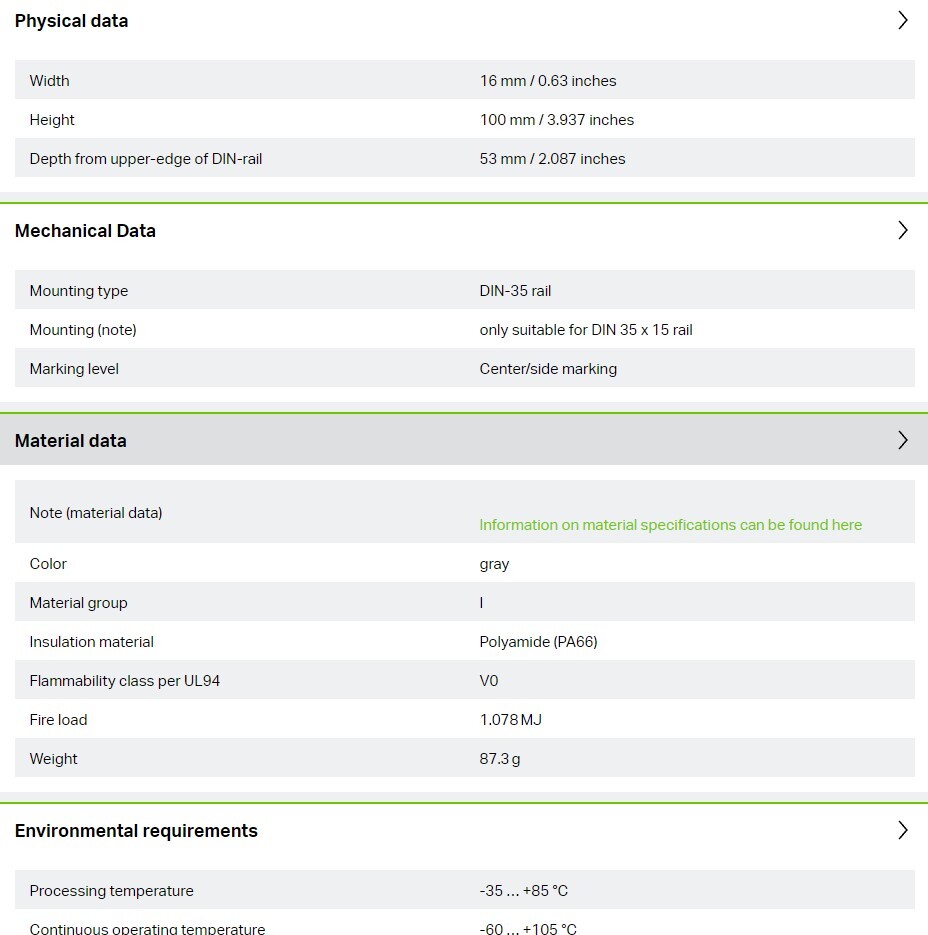 2pcs WAGO 285-635 2-Conductor Feedthrough Terminal Block 35 mm2 Gray ...