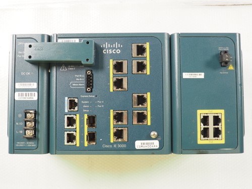 Cisco IE-3000-8TC V01 Industrial Ethernet Switch with 2 x Expansion ...