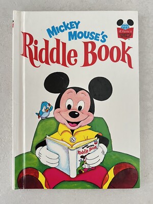 Vintage 1972 Mickey Mouse’s Riddle Book | eBay