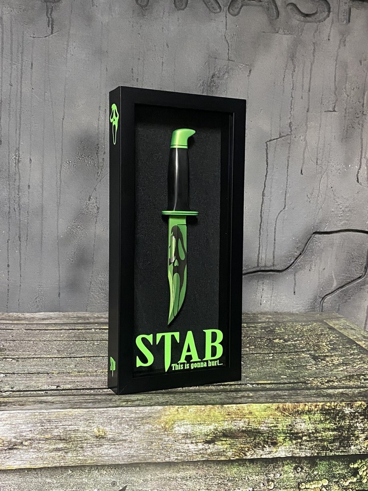 Stab Scream Movie Knife Ghostface Killer Mask Prop Display Horror ...