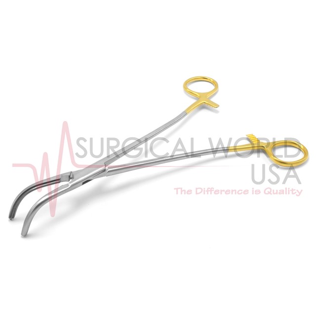 Zeppelin Hysterectomy Clamps Strong Curve Zed Clamp Atraumatic ...