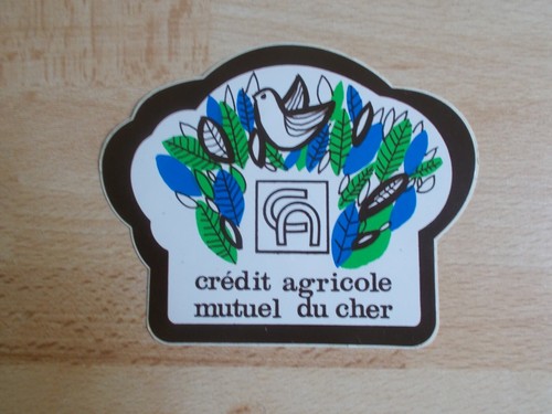 Sticker Bank Credit Agricultural Mutual Of Dear | eBay