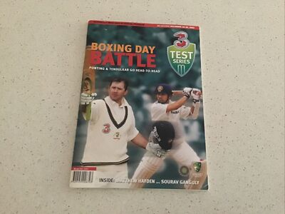 2003-04 Australia v India Boxing Day Test Match Programme | eBay Australia