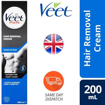 Veet Men Hair Removal Cream Starts Working from 5 Minutes for Chest ...