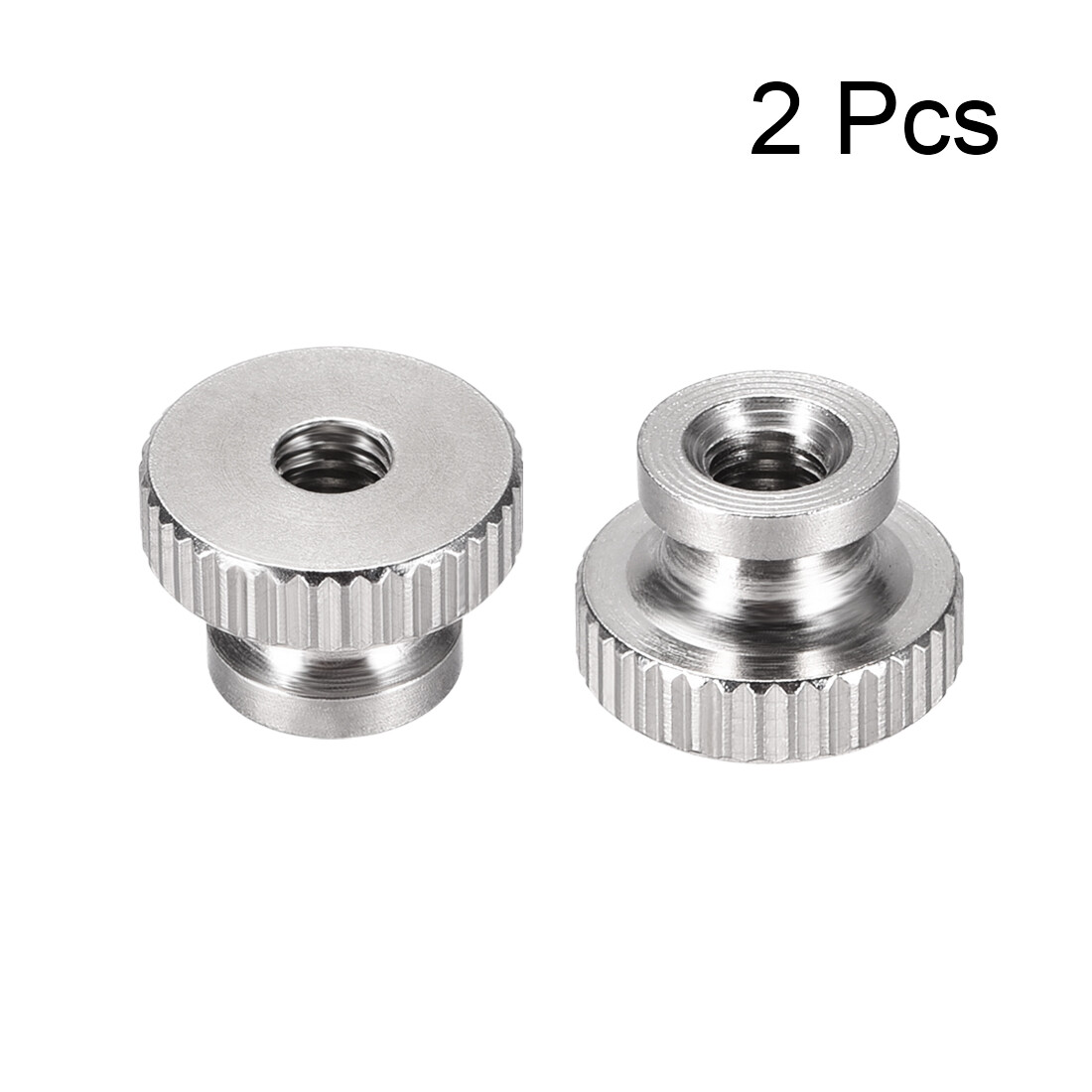 Knurled Thumb Nuts - M4 Round Knobs with 304 Stainless Steel - 2 Pcs ...