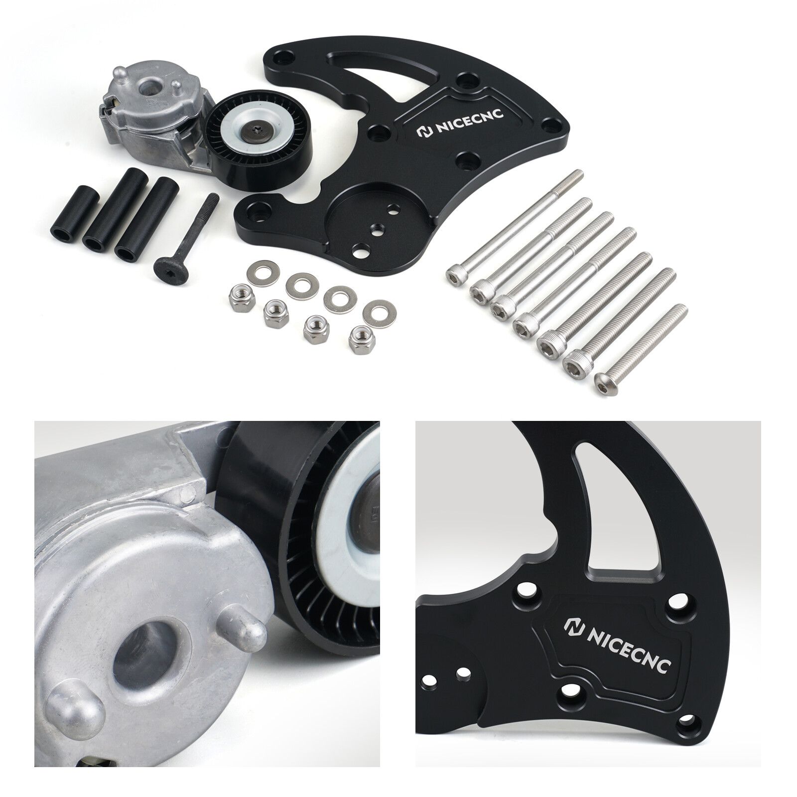 NICECNC LS R4 High Mount A/C Bracket For LS1 LS2 LS3 LS6 For Vortec ...